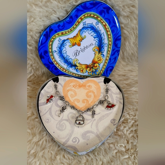 Brighton | Jewelry | Vintage Brighton Charm Necklace | Poshmark
